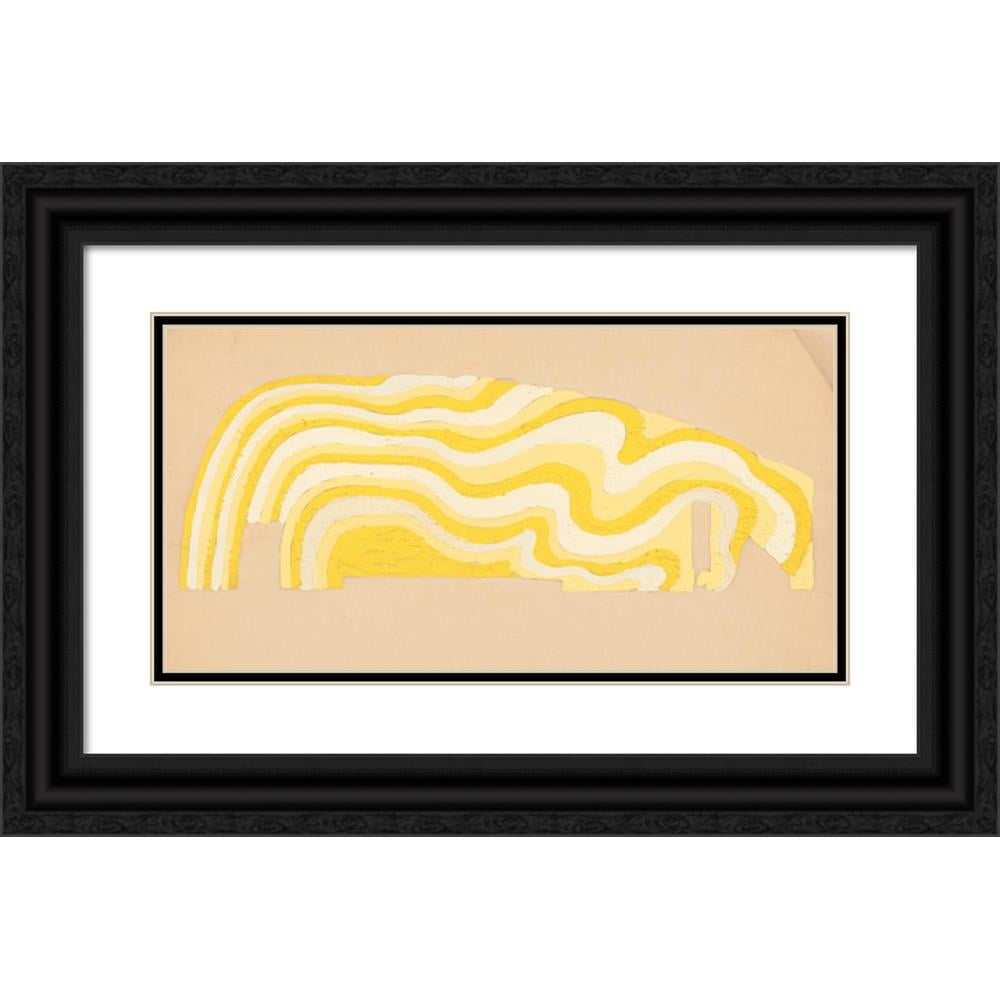 Winold Reiss 14x9 Black Ornate Wood Framed Double Matted Museum Art ...