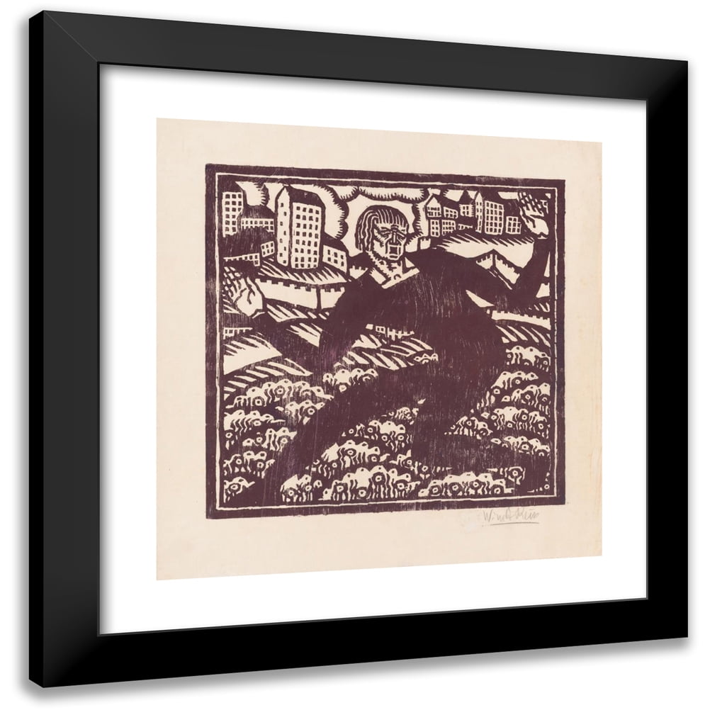 Winold Reiss 15x15 Black Modern Framed Museum Art Print Titled - Design ...