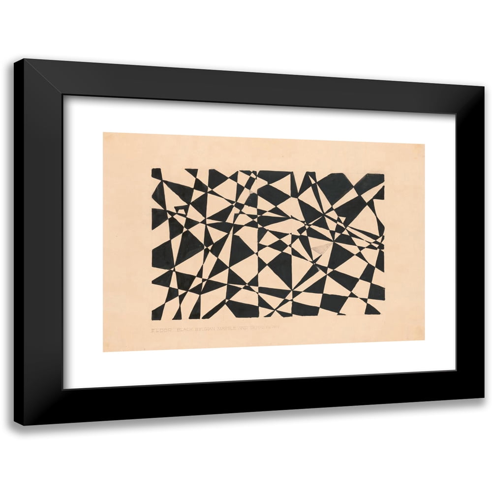 Winold Reiss 18x14 Black Modern Framed Museum Art Print Titled ...