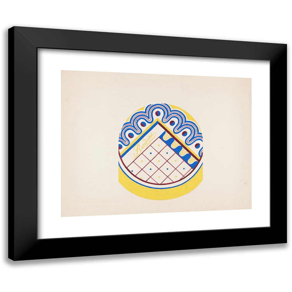 Winold Reiss 18x15 Black Modern Framed Museum Art Print Titled - 3-D ...