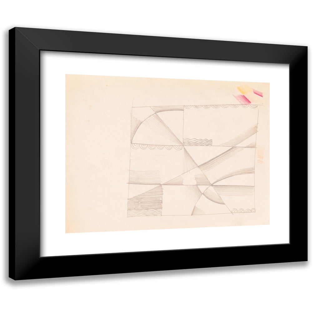 Winold Reiss 18x15 Black Modern Framed Museum Art Print Titled ...