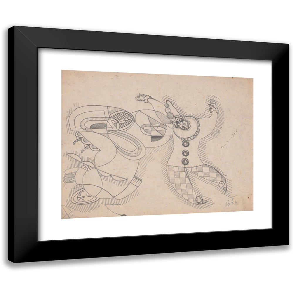 Winold Reiss 18x15 Black Modern Framed Museum Art Print Titled ...