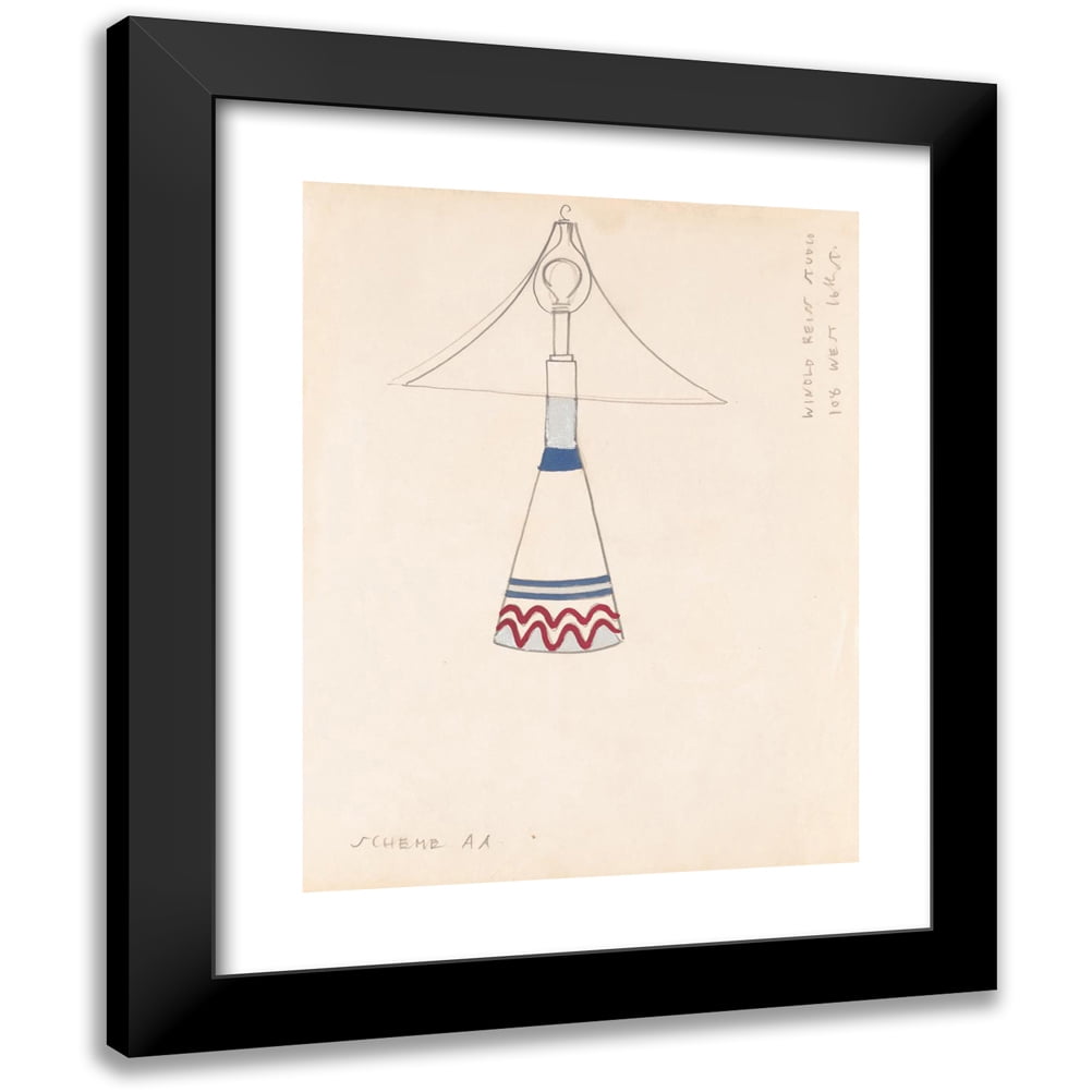 Winold Reiss 19x24 Black Modern Framed Museum Art Print Titled ...