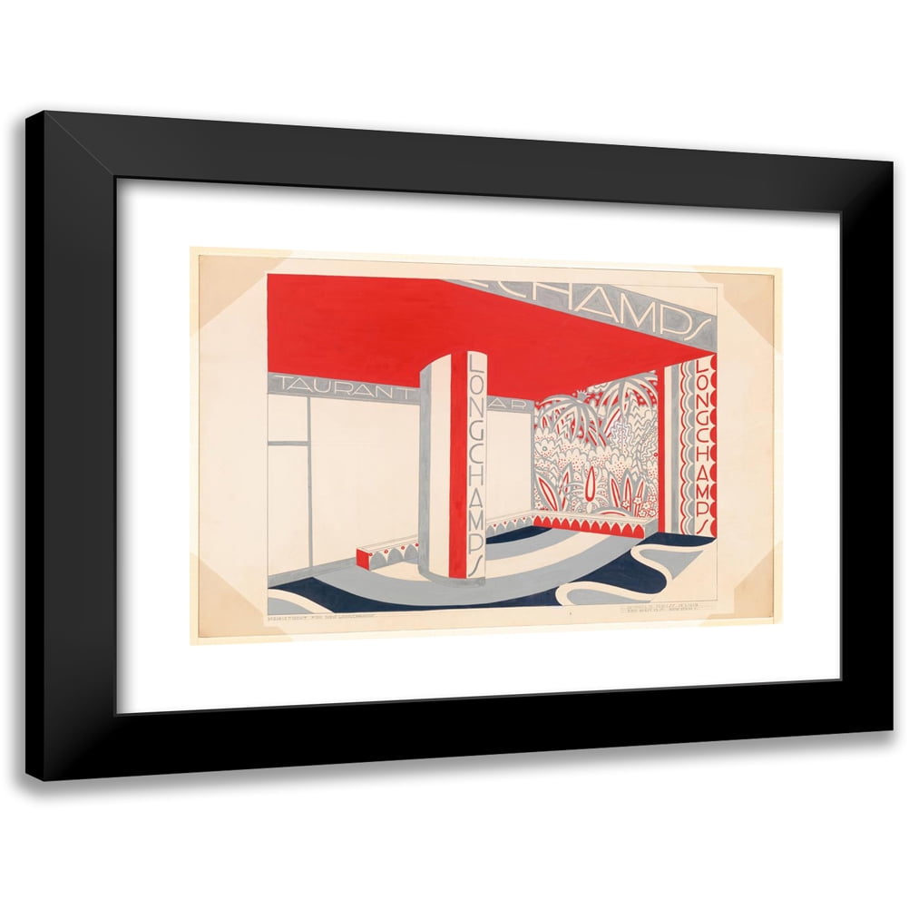 Winold Reiss 24x17 Black Modern Framed Museum Art Print Titled ...