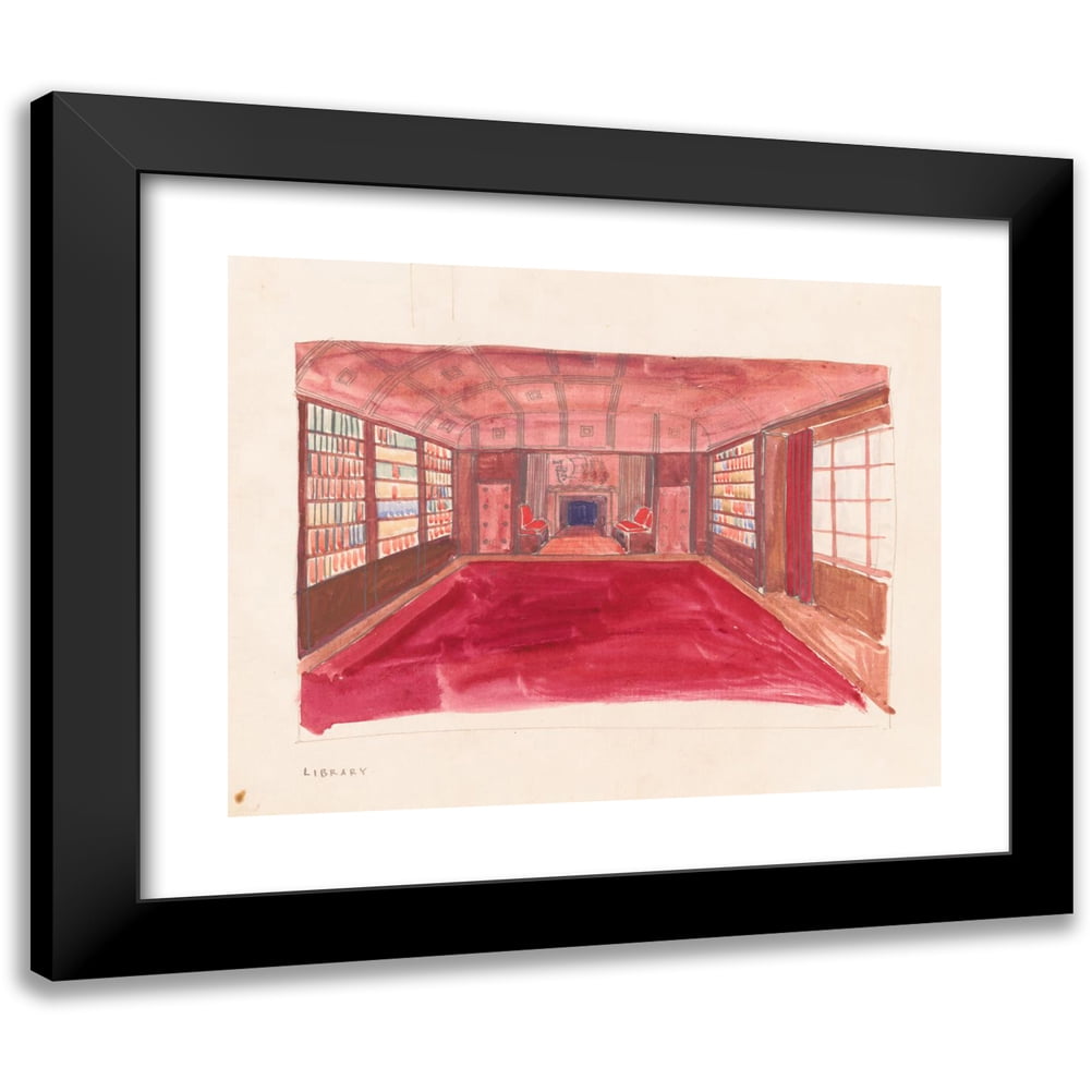 Winold Reiss 24x20 Black Modern Framed Museum Art Print Titled - Design ...