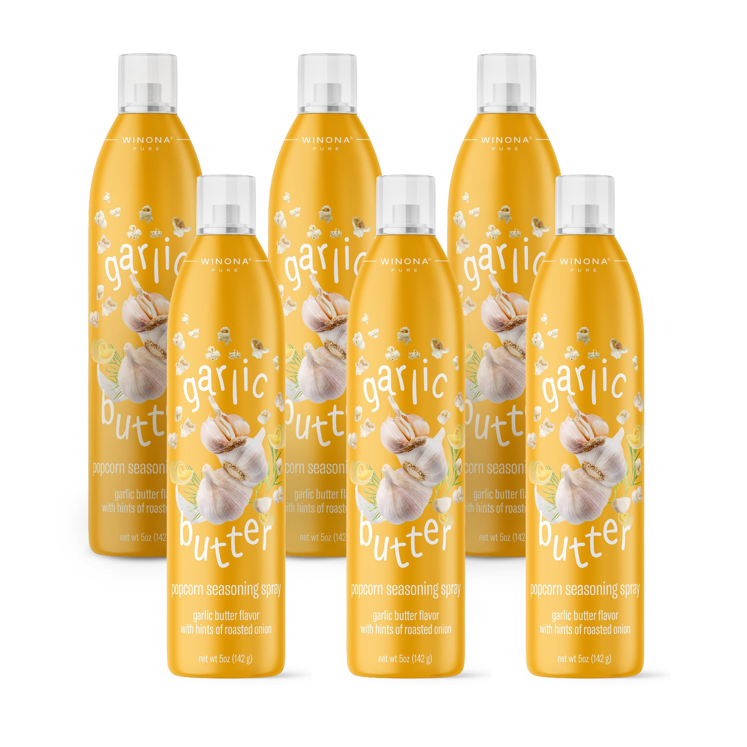 Winona Pure Popcorn Butter Spray - Garlic Butter Flavor - 5 oz Bottle ...