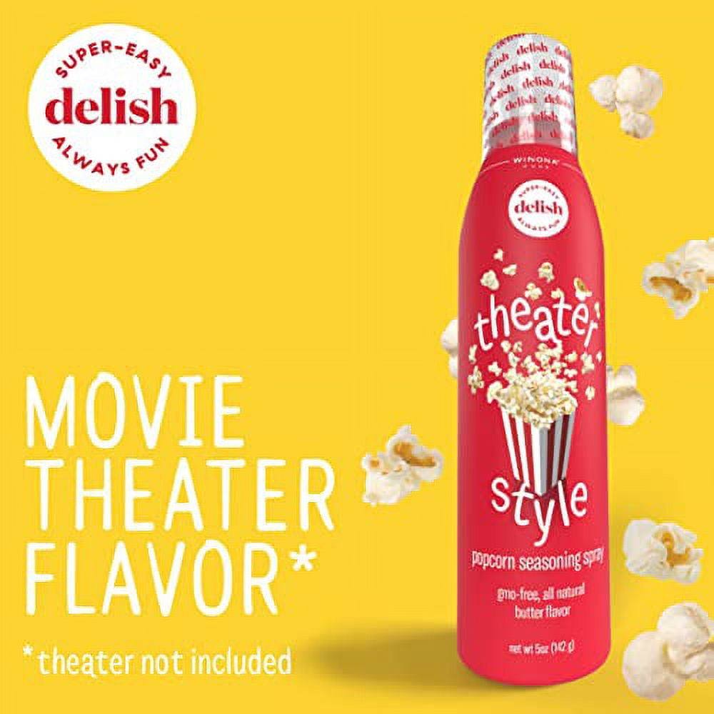 Winona Pure Popcorn Butter Spray Oil - Delicious Popcorn Seasoning, 0 ...