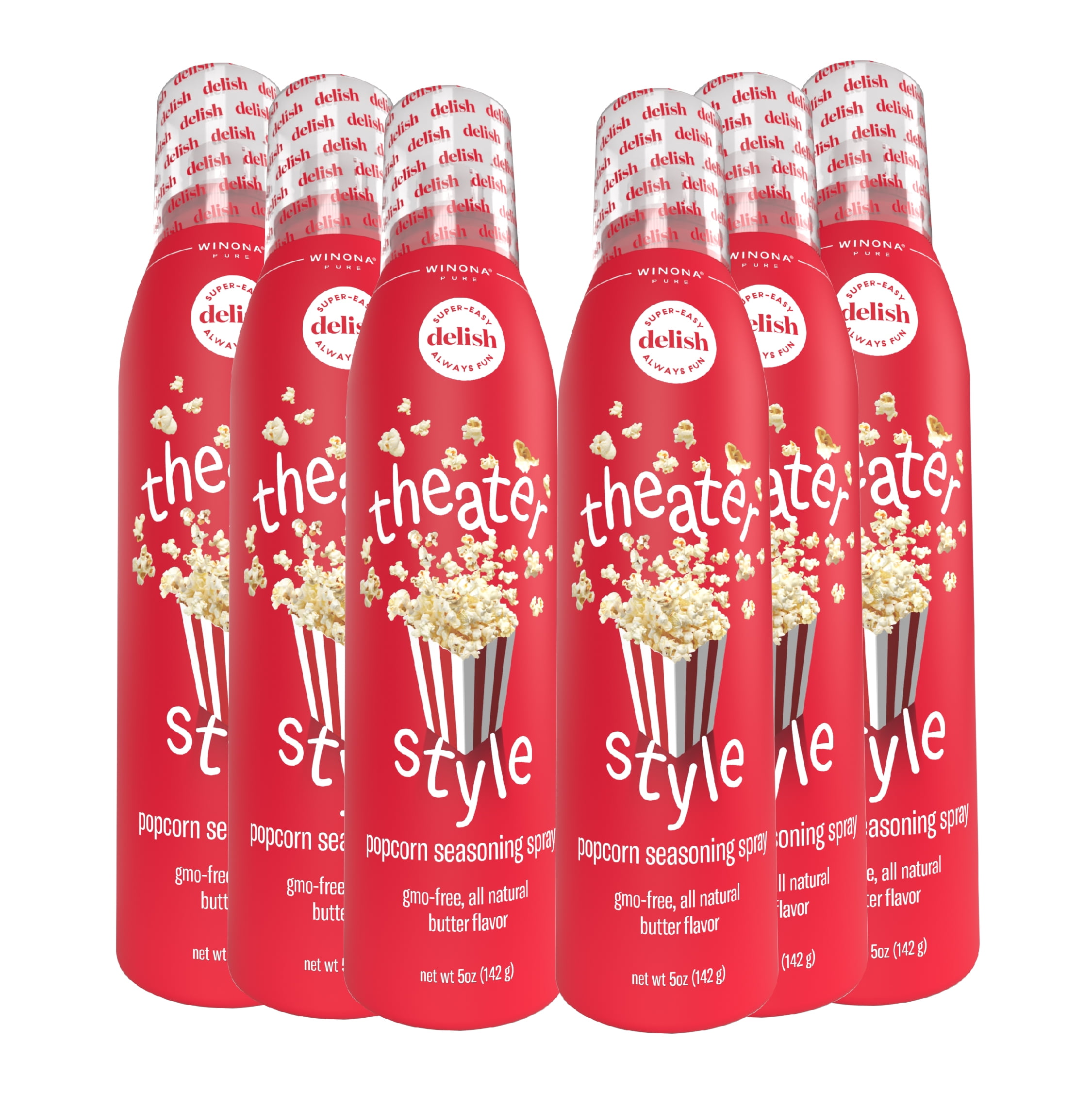 Winona Pure Popcorn Butter, Theater Style 5 Ounce (6-Pack) | Delicious ...