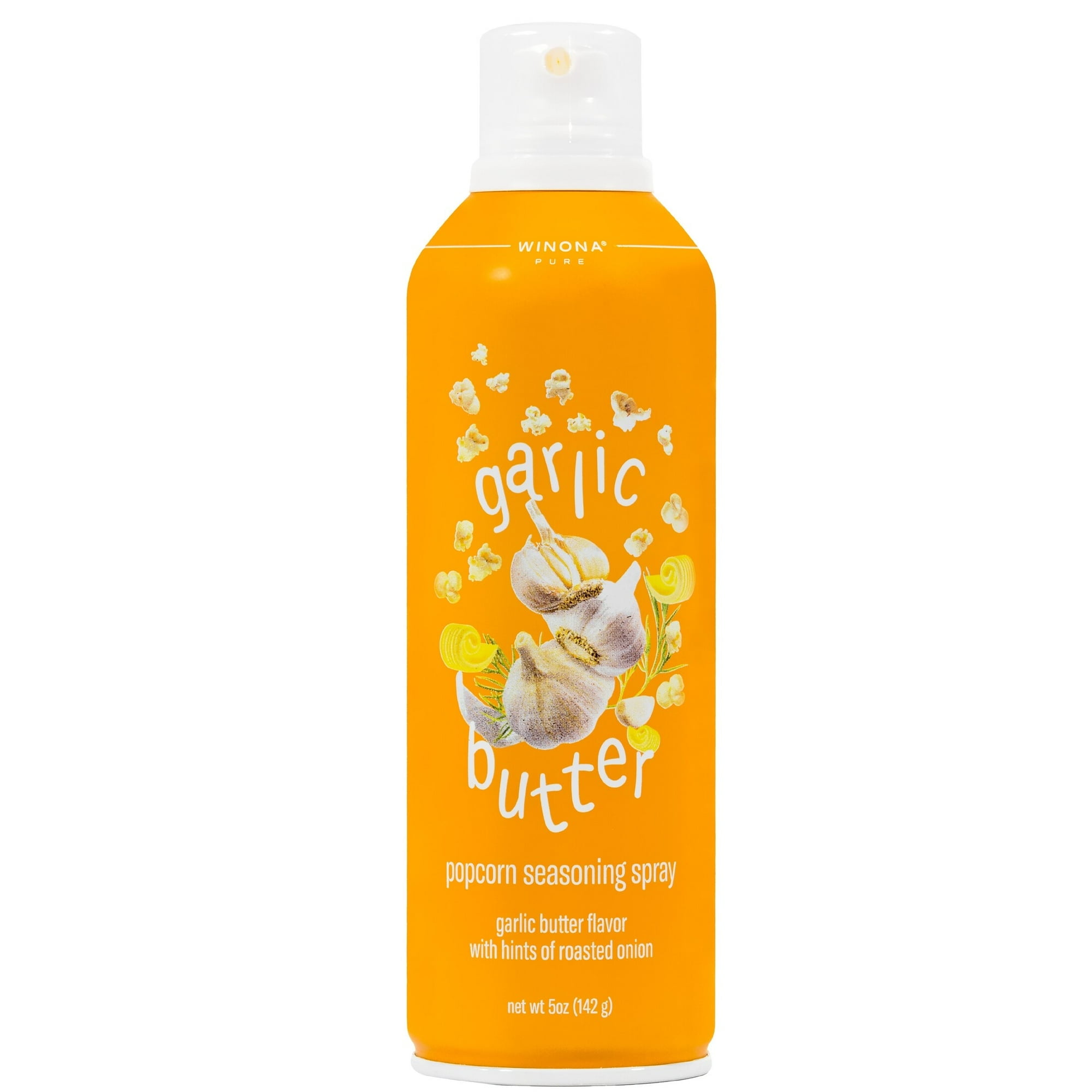 Winona Pure Popcorn Seasoning Spray 5oz - Garlic Butter - Walmart.com