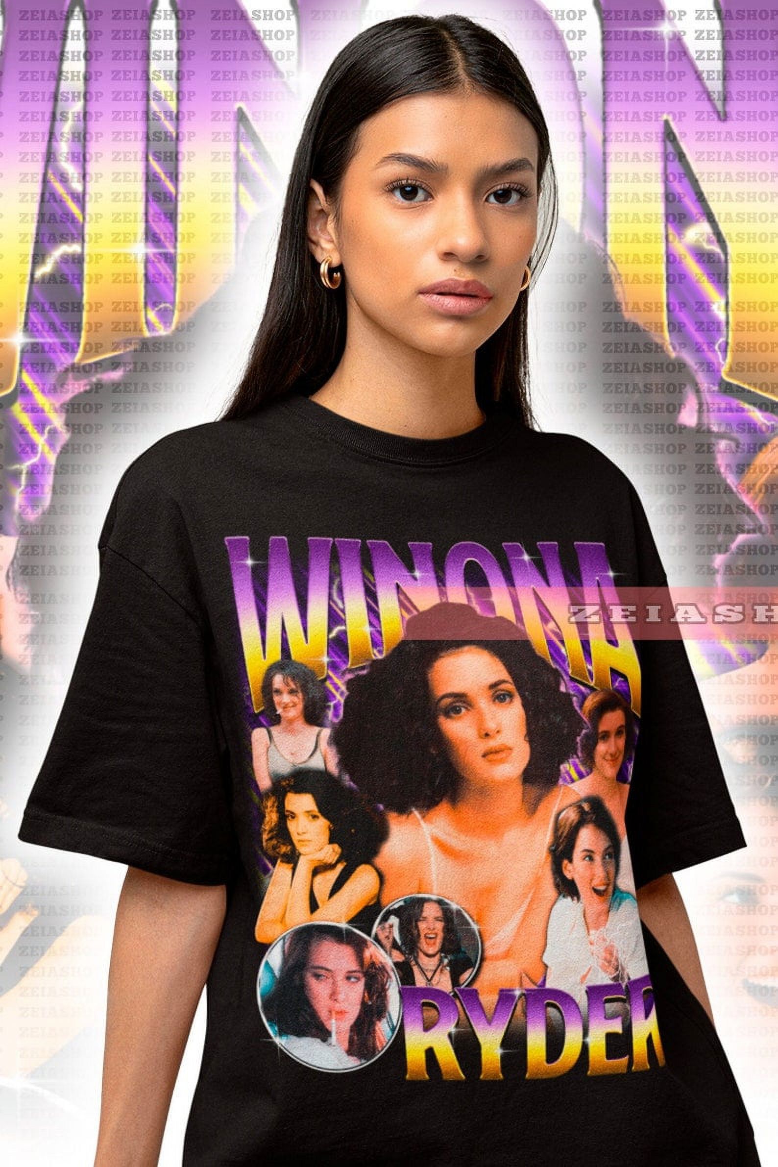 Winona Ryder Retro 90s Shirt - Winona Ryder Sweatshirt - Winona Ryder Fan Merch - Winona Ryder ...