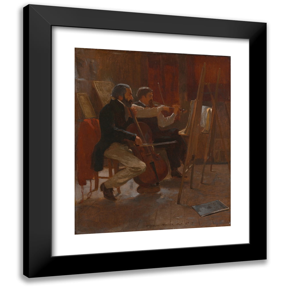Winslow Homer 12x14 Black Modern Framed Museum Art Print Titled - The ...