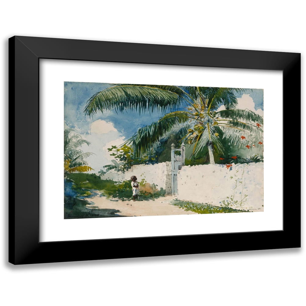 Winslow Homer 14x11 Black Modern Framed Museum Art Print Titled - A ...
