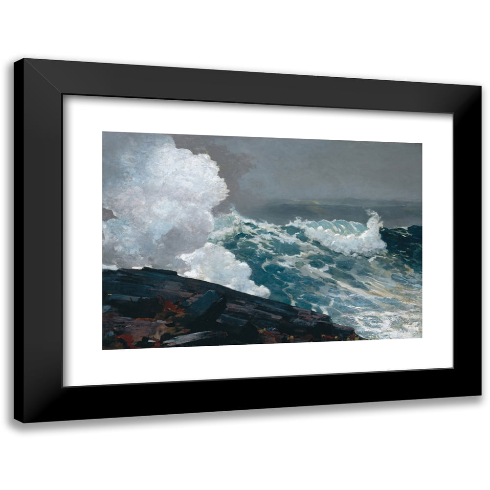 Winslow Homer 14x11 Black Modern Framed Museum Art Print Titled ...