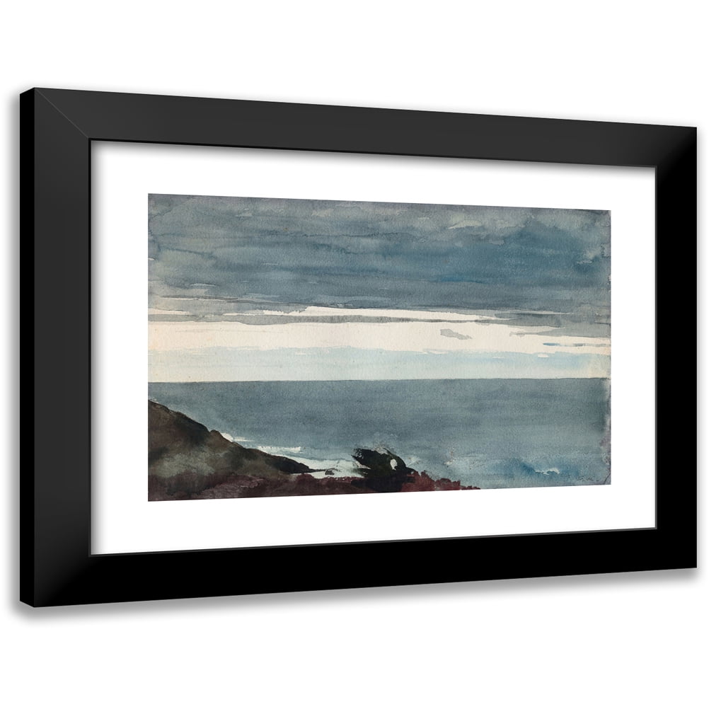 Winslow Homer 14x11 Black Modern Framed Museum Art Print Titled - Prout ...