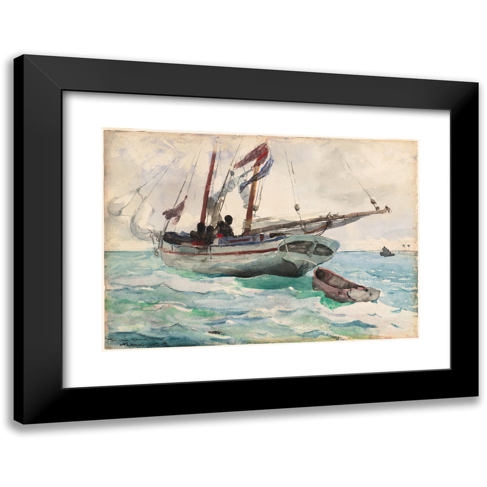 Winslow Homer 14x11 Black Modern Framed Museum Art Print Titled ...