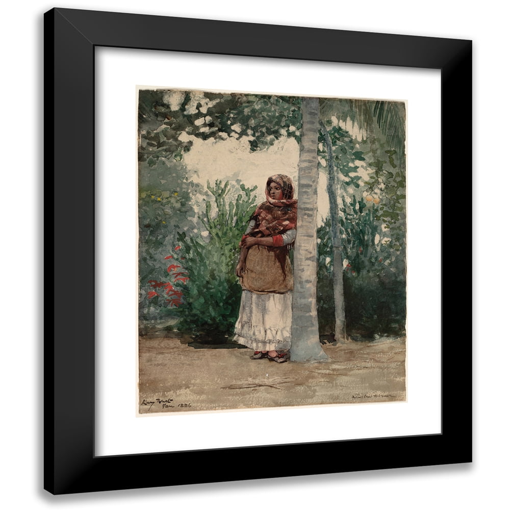 Winslow Homer 15x18 Black Modern Framed Museum Art Print Titled - Under ...