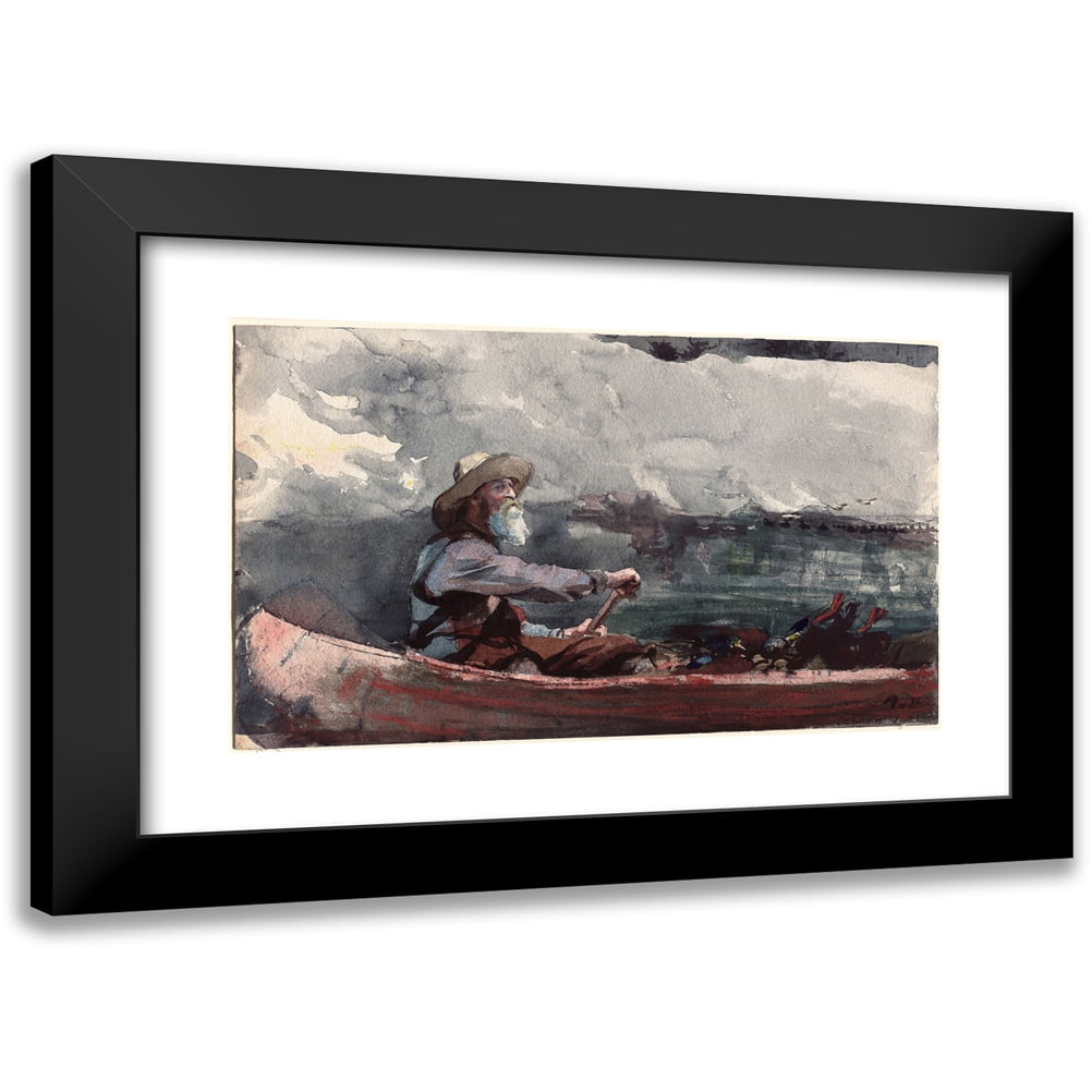 Winslow Homer 18x13 Black Modern Framed Museum Art Print Titled ...