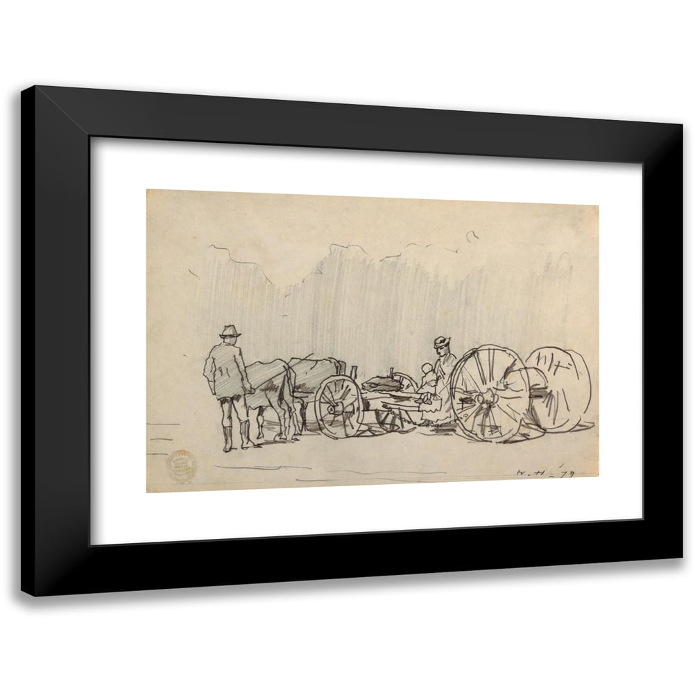 Winslow Homer 18x13 Black Modern Framed Museum Art Print Titled - Yoke ...
