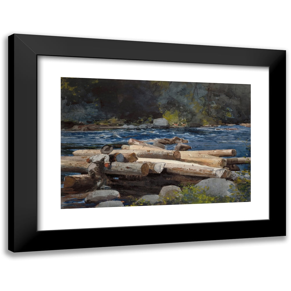 Winslow Homer 18x14 Black Modern Framed Museum Art Print Titled ...