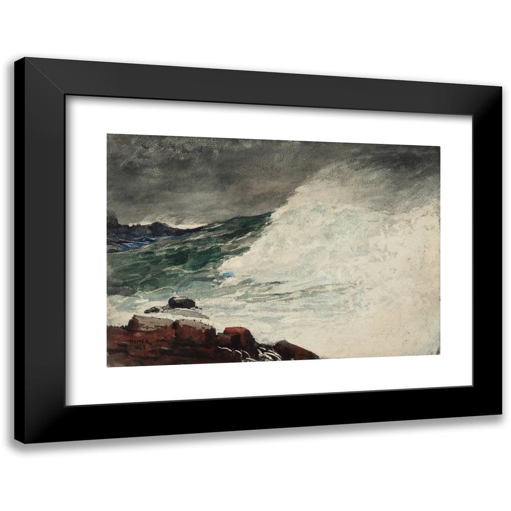Winslow Homer 18x14 Black Modern Framed Museum Art Print Titled - Prout ...