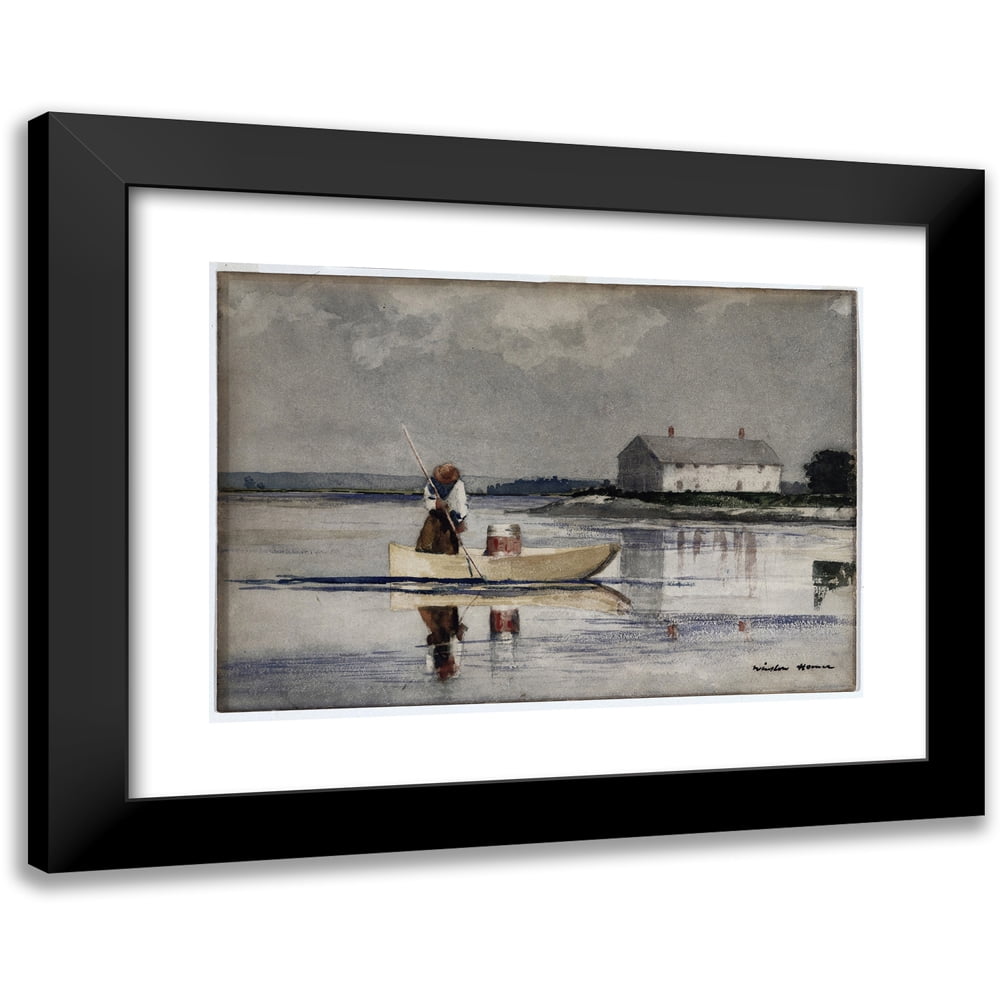 Winslow Homer 18x14 Black Modern Framed Museum Art Print Titled ...