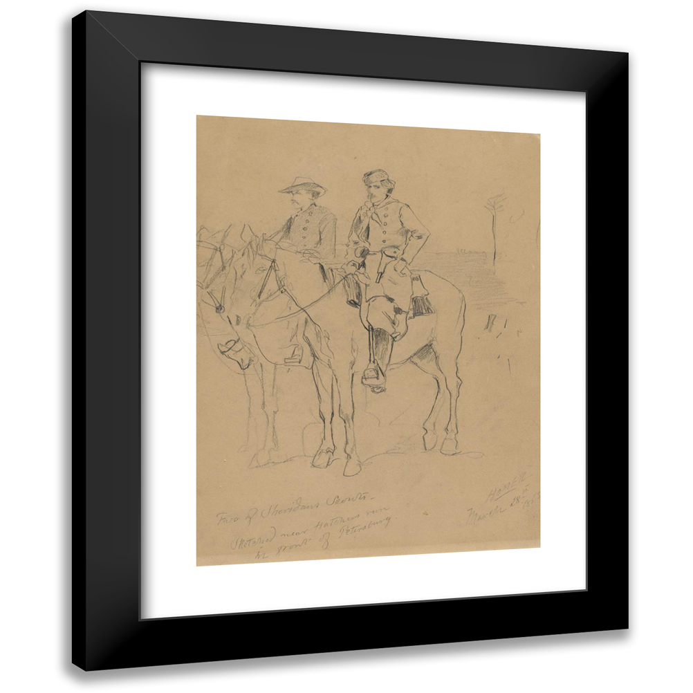 Winslow Homer 19x24 Black Modern Framed Museum Art Print Titled - Two ...
