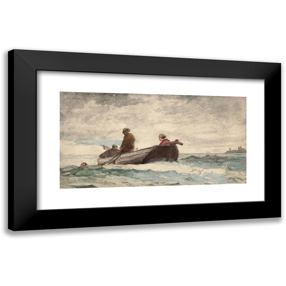 Winslow Homer 24x14 Black Modern Framed Museum Art Print Titled ...