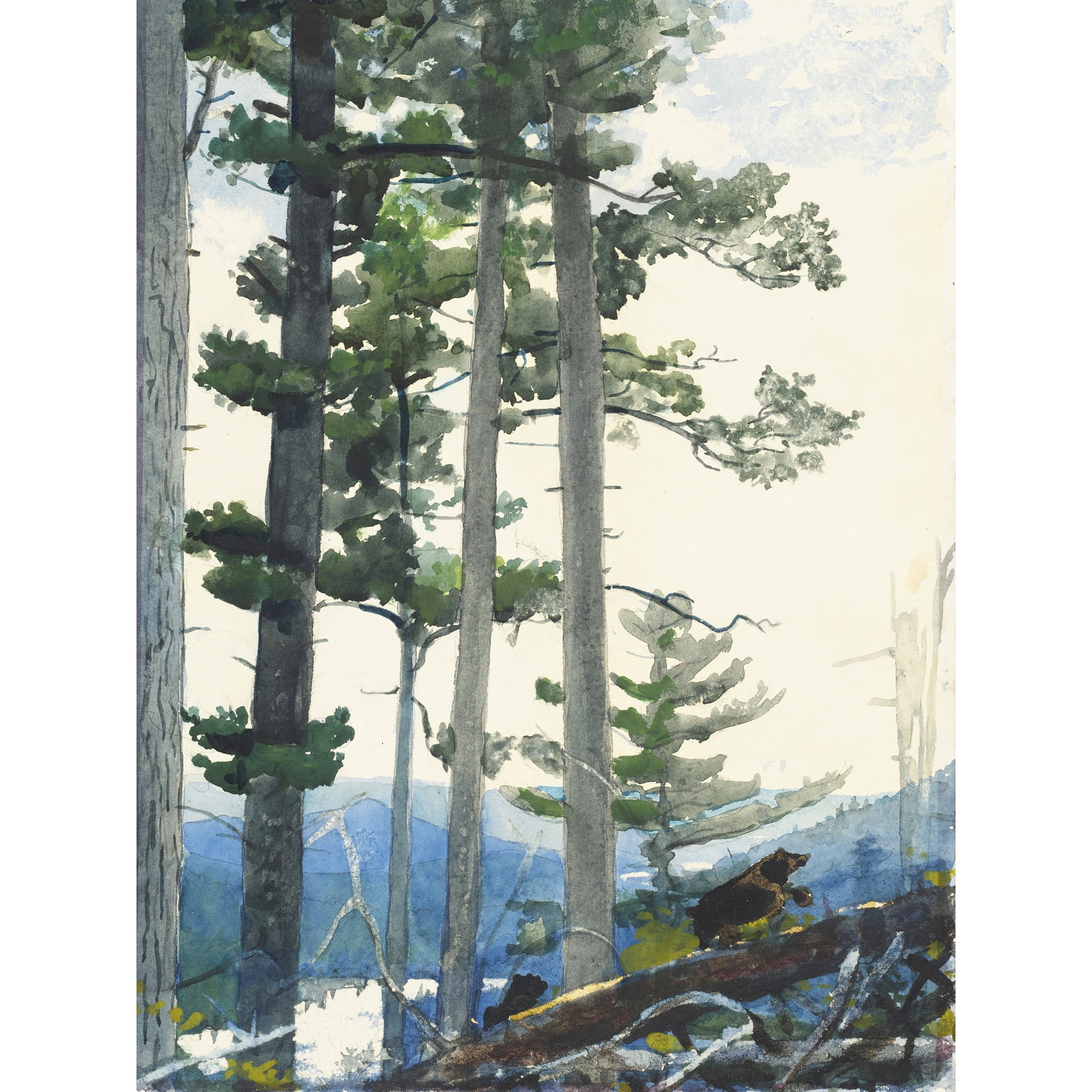 Winslow Homer Old Settlers Extra Large Art Print Wall Mural Poster ...