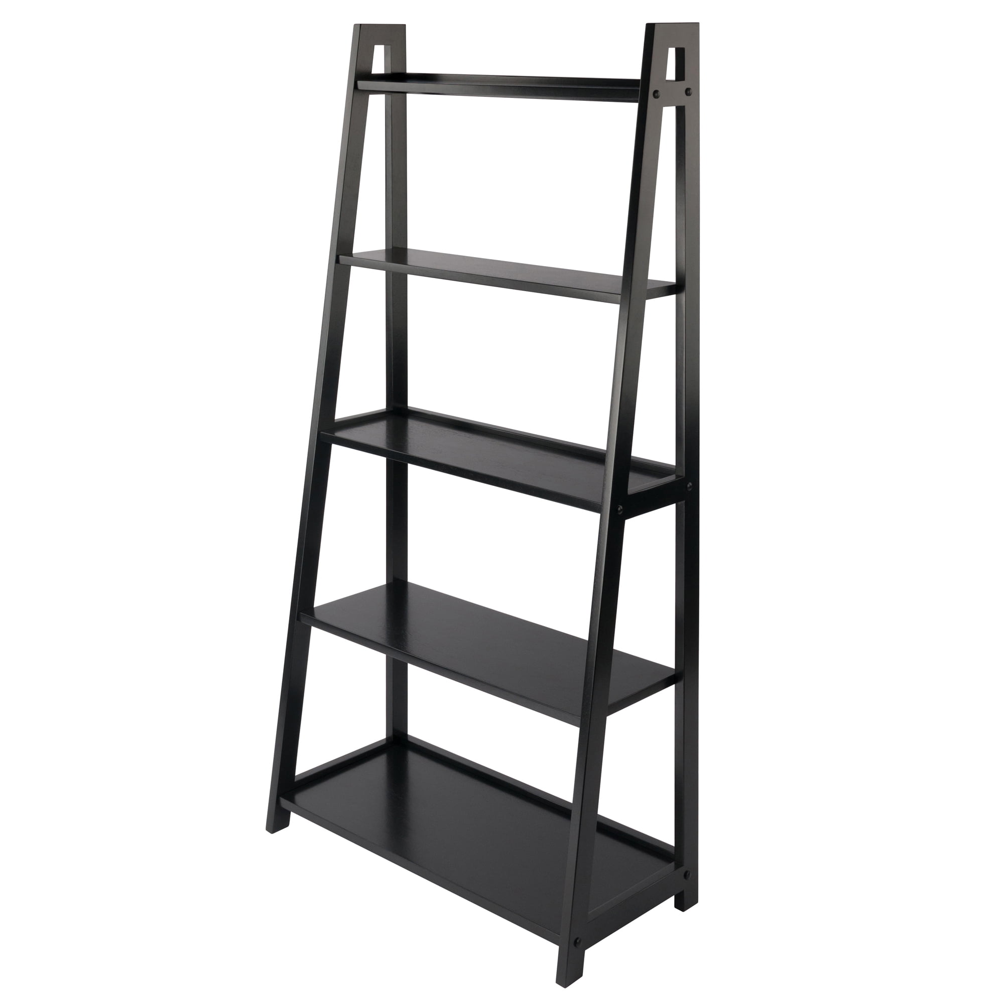 Winsome Adam 5-Tier A-Frame Shelf, Black Finish - Walmart.com
