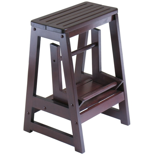 Winsome Wood Ascending Step Stool, Walnut Finish - Walmart.com