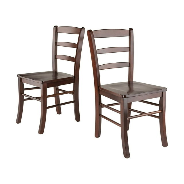 Free Shipping! Winsome Wood Benjamin Ladder-Back Chairs, 2-PC Set ...