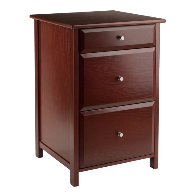 Winsome Wood Delta Home Office File Cabinet, Walnut Finish - Walmart.com