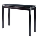 Winsome Wood Linea Console Hall Table, Espresso Finish, Ideal for Sofa ...
