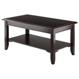 Winsome Furniture Nolan Wooden Coffee Table with Storage, Cappuccino ...