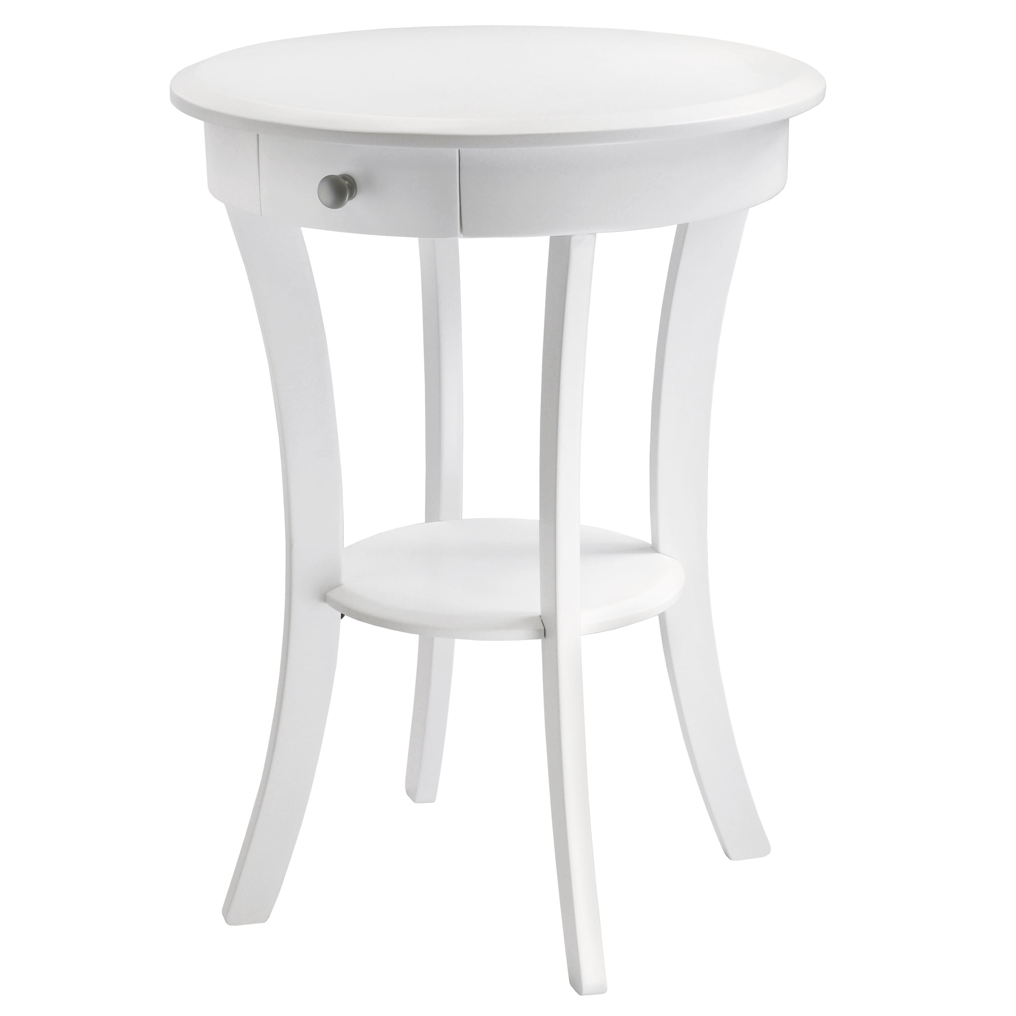 Winsome Wood Sasha Round Accent Table, White Finish - Walmart.com