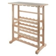 Winsome Wood Vinny 24-Bottle Wine Rack, Natural, Multiple Finishes ...