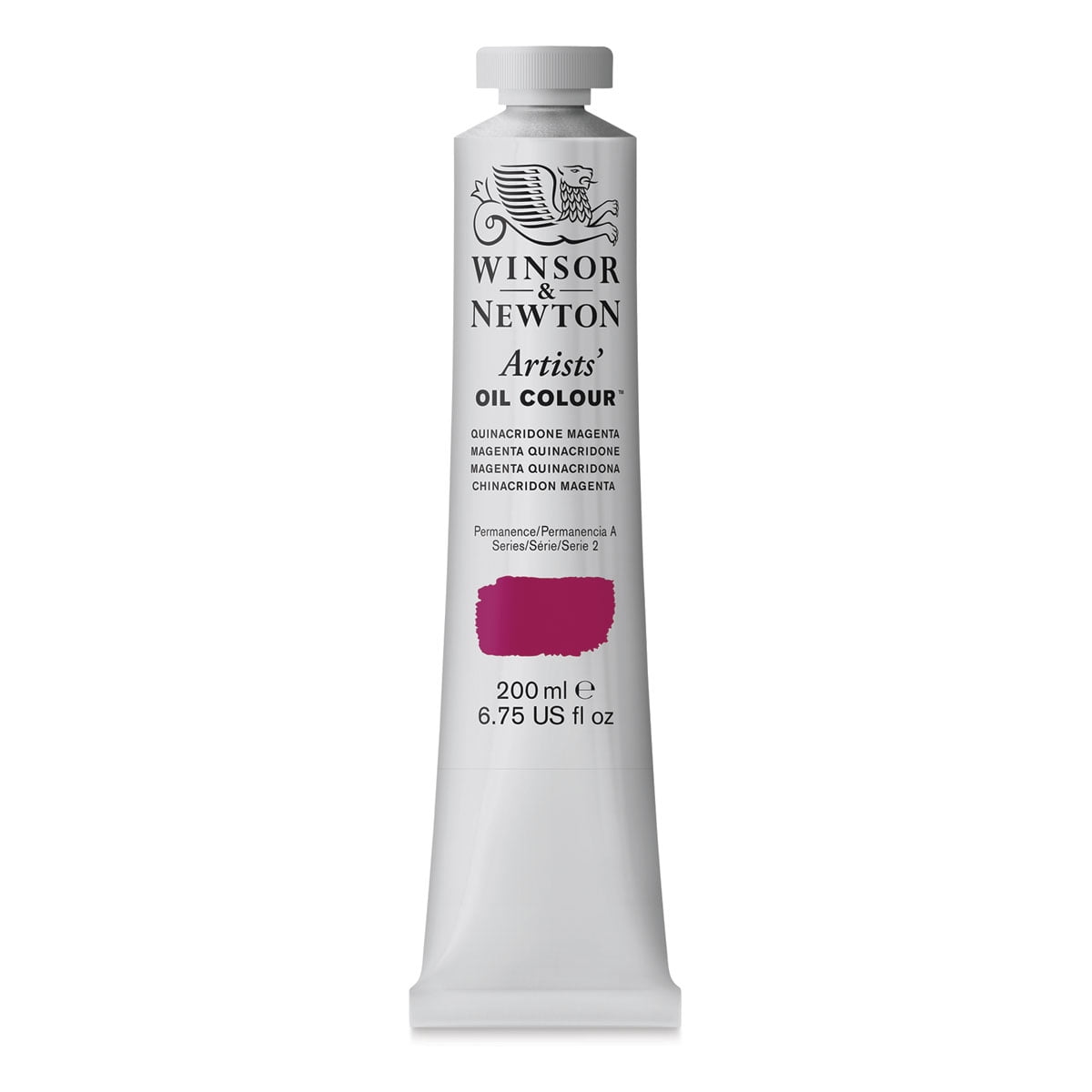 Winsor & Newton Artists' Oil Color, 200ml, Quinacridone Magenta ...