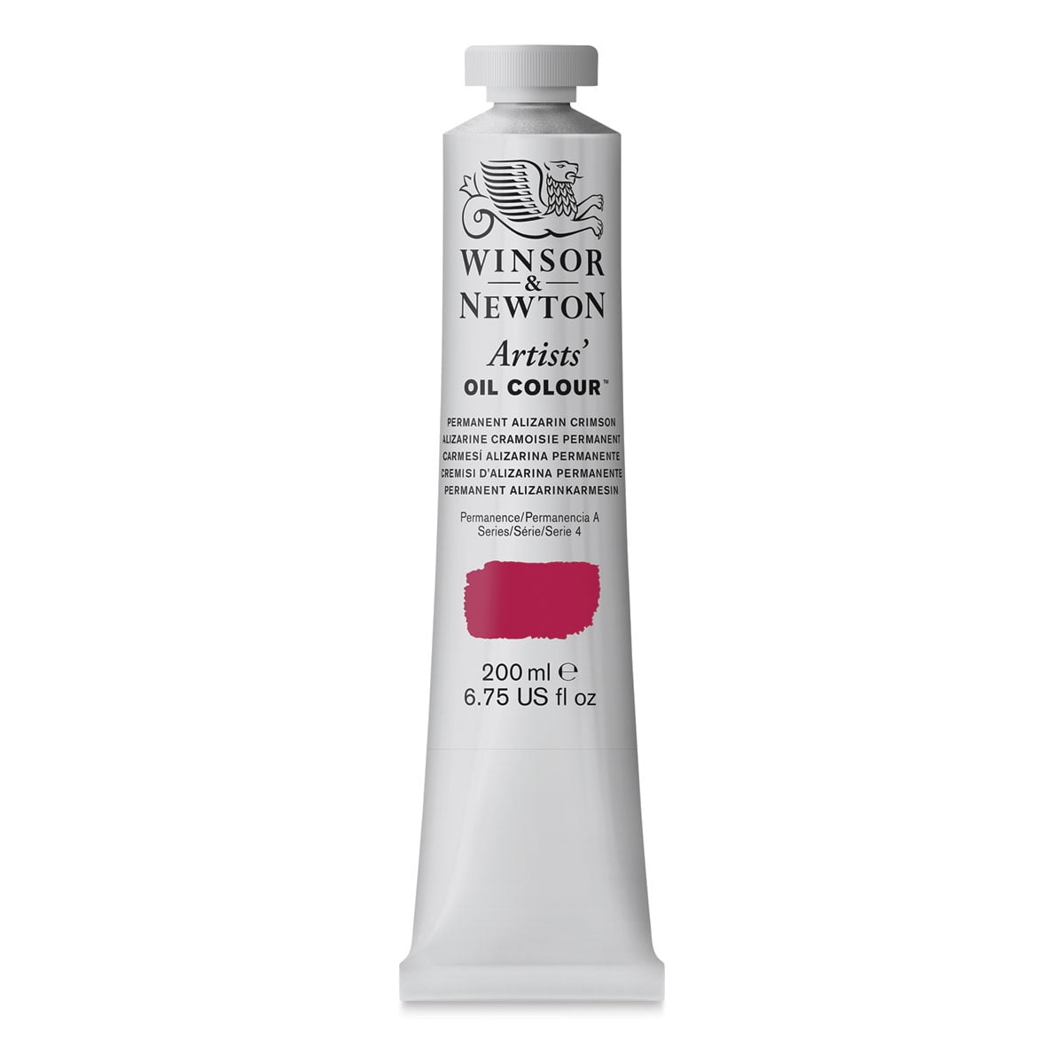 Winsor & Newton Artists' Oil Color, 200ml, Permanent Alizarin Crimson ...