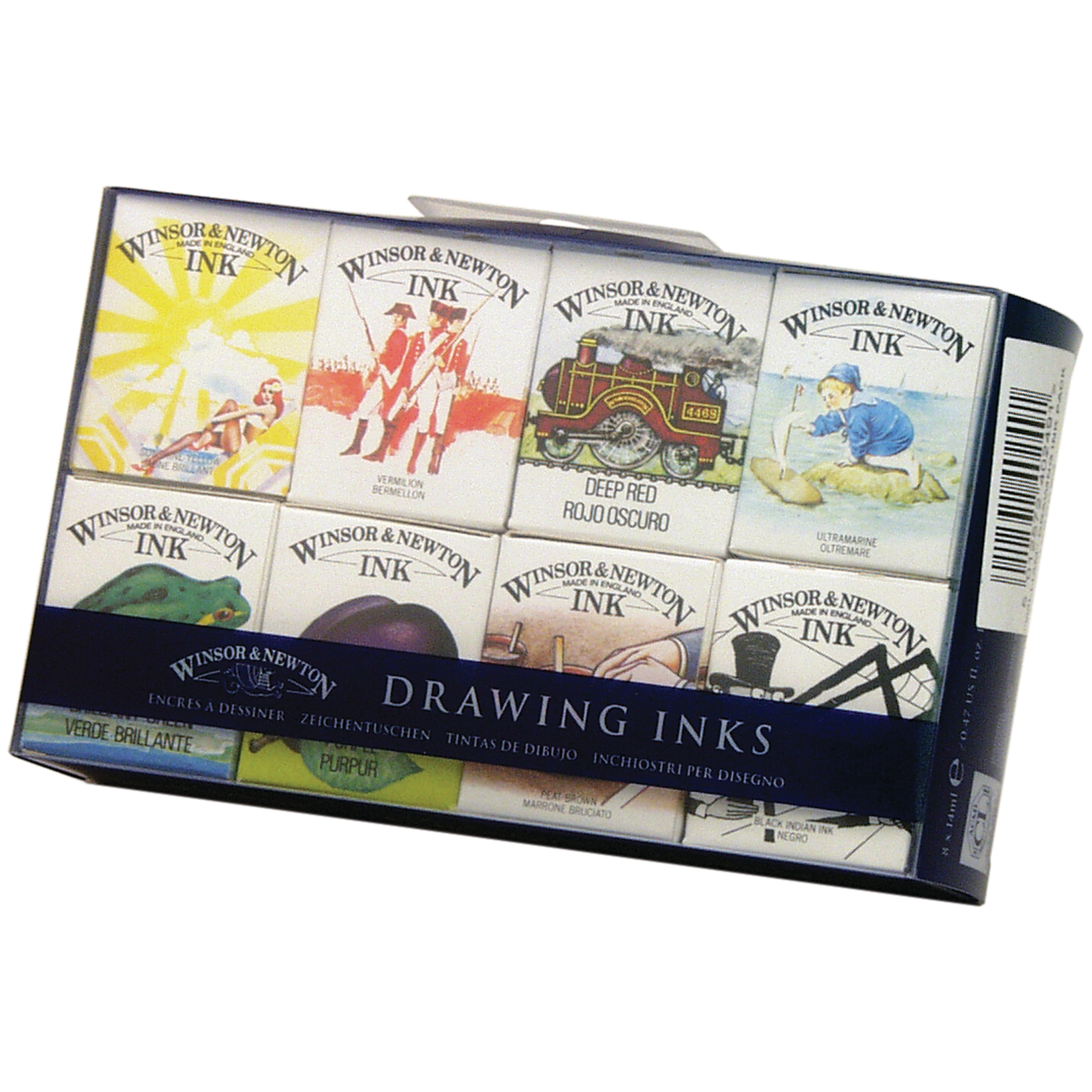 Winsor & Newton Drawing Ink Set, 8 Colors - Walmart.com