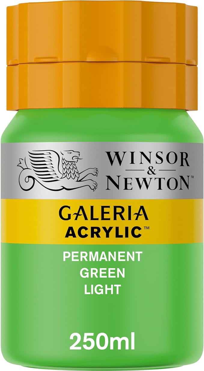 Winsor & Newton Galeria Acrylic Color, 250ml (8.4-oz) bottle, Permanent ...