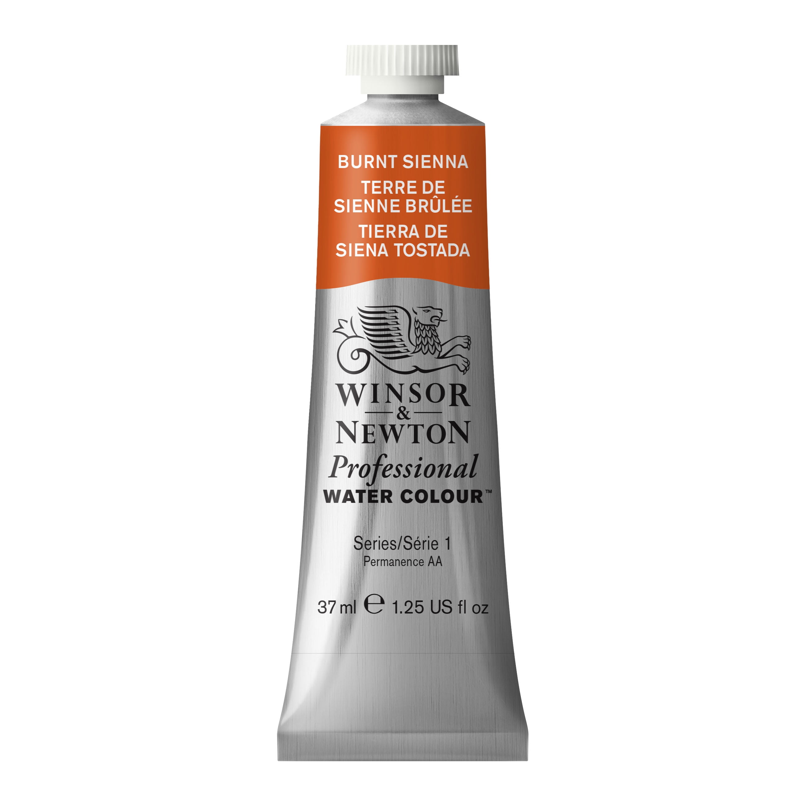 Winsor & Newton Professional Watercolor, 37ml, Burnt Sienna - Walmart.com