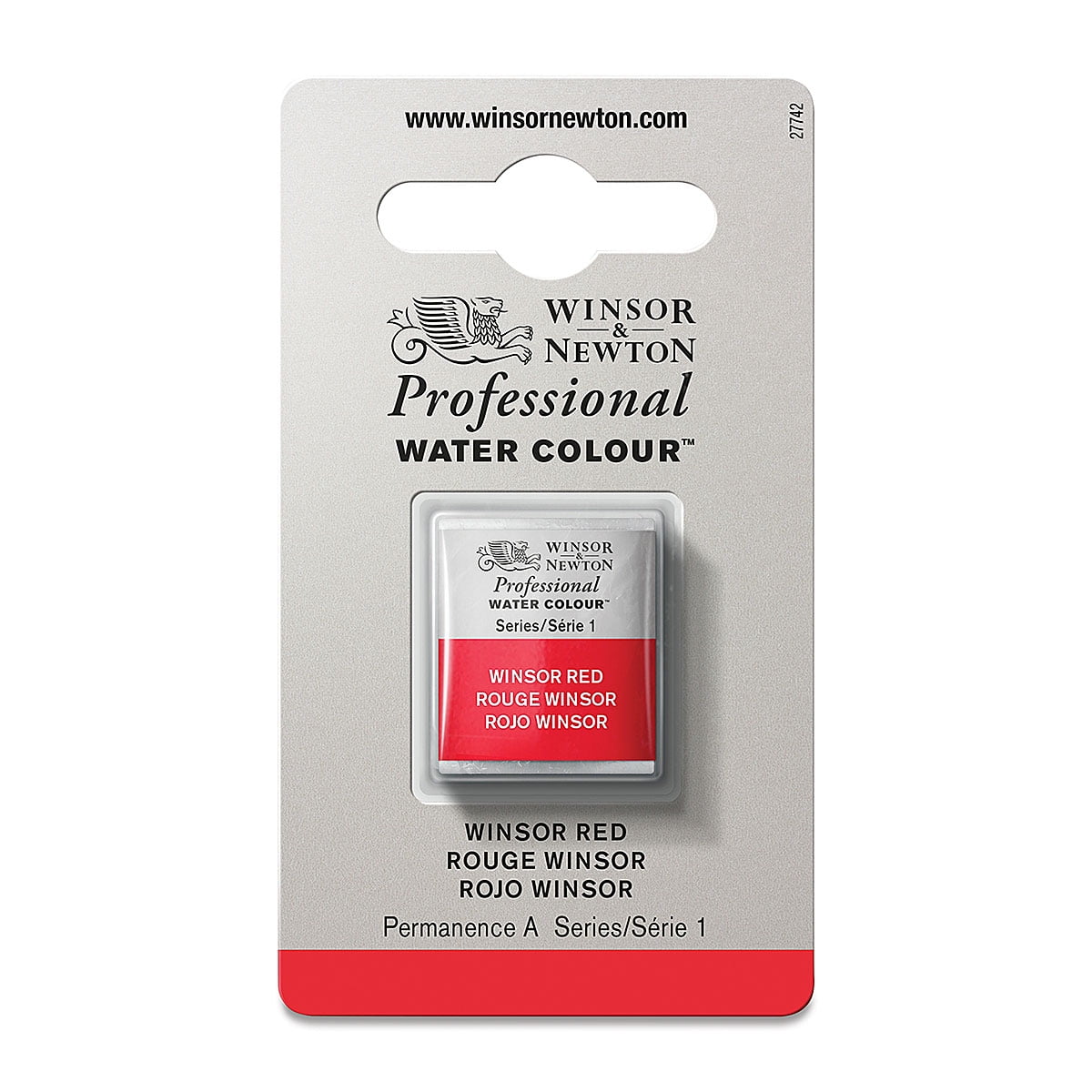 Winsor & Newton Professional Watercolor - Winsor Red, Half Pan ...
