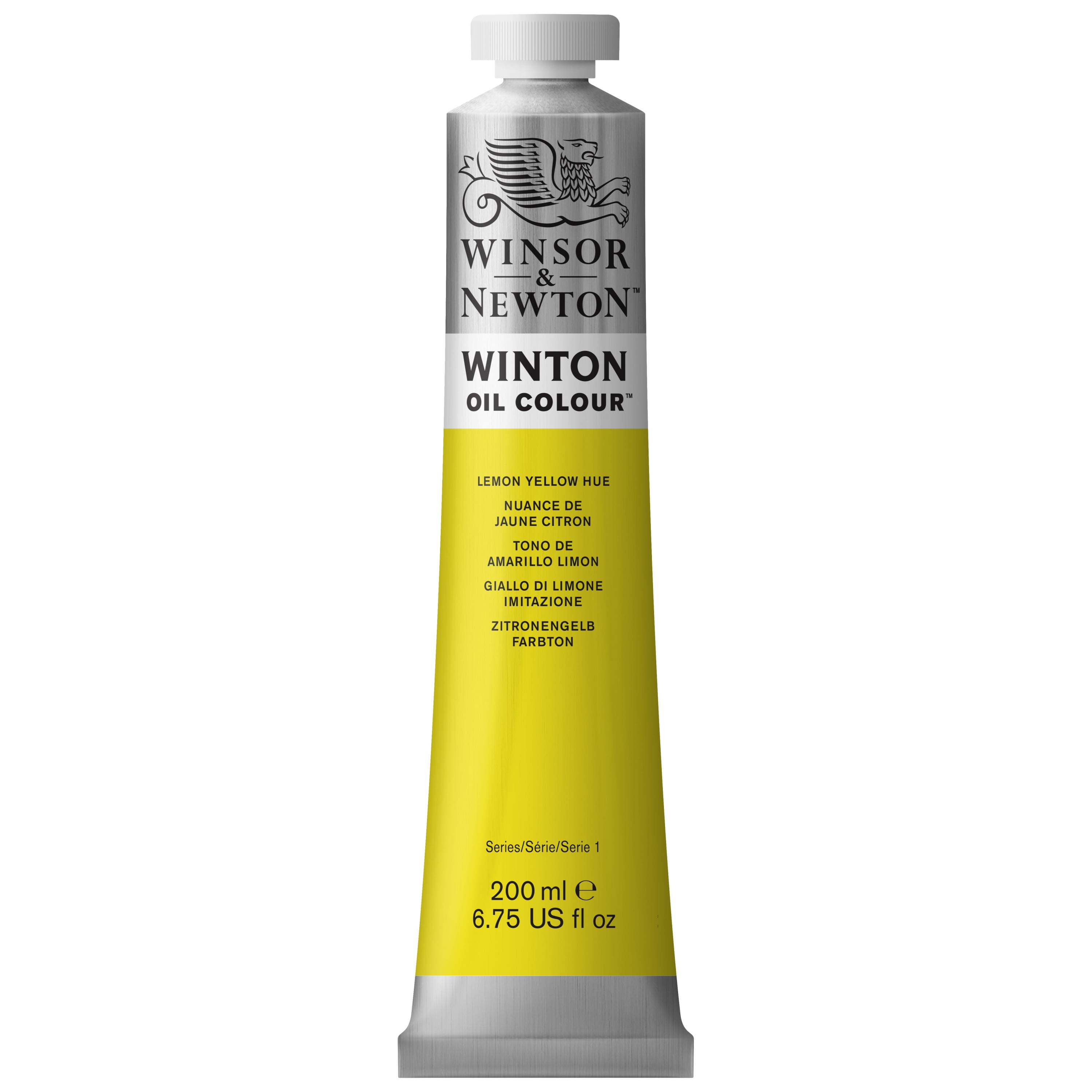Winsor & Newton Winton Oil Color, 200ml, Lemon Yellow Hue - Walmart.com