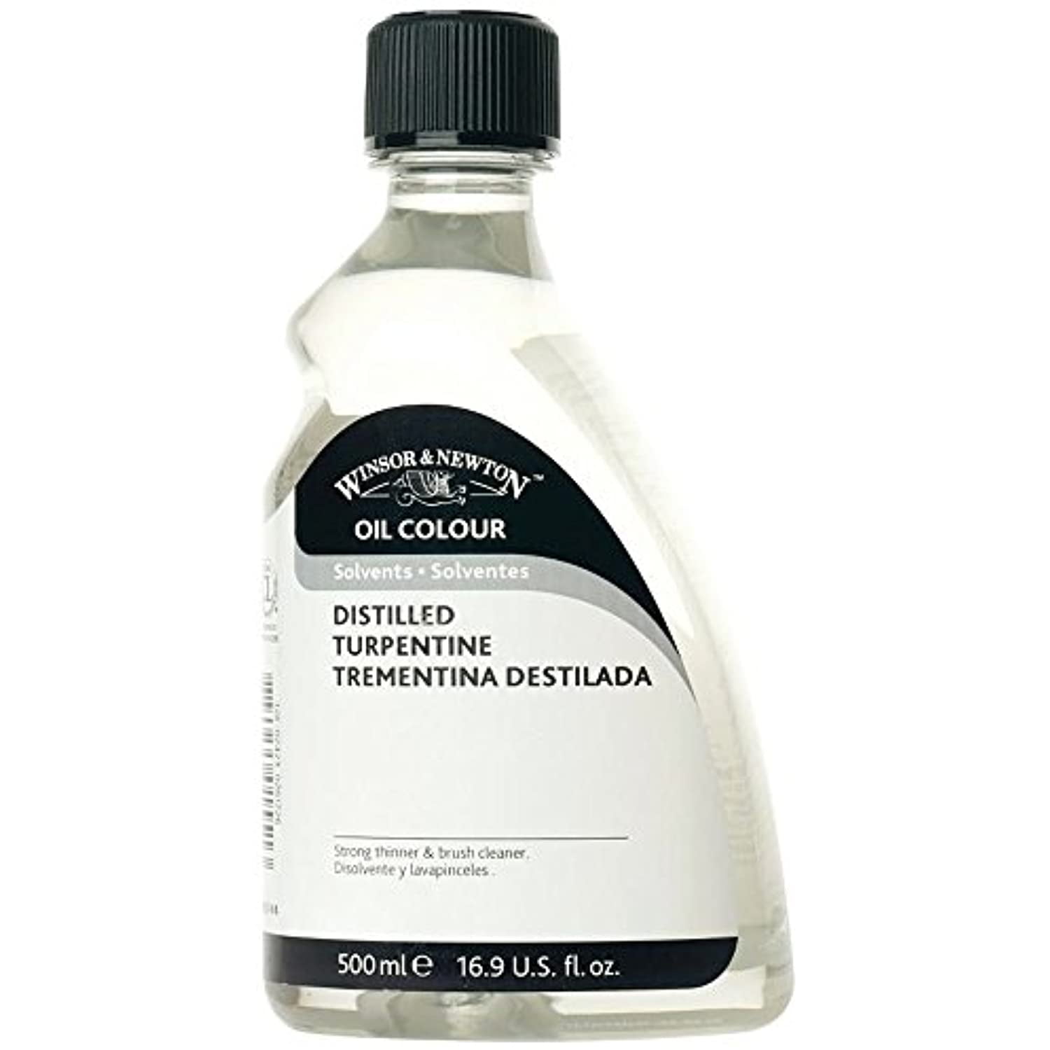 Winsor & Newton Oil & Alkyd Solvents English distilled turpentine 500 ...