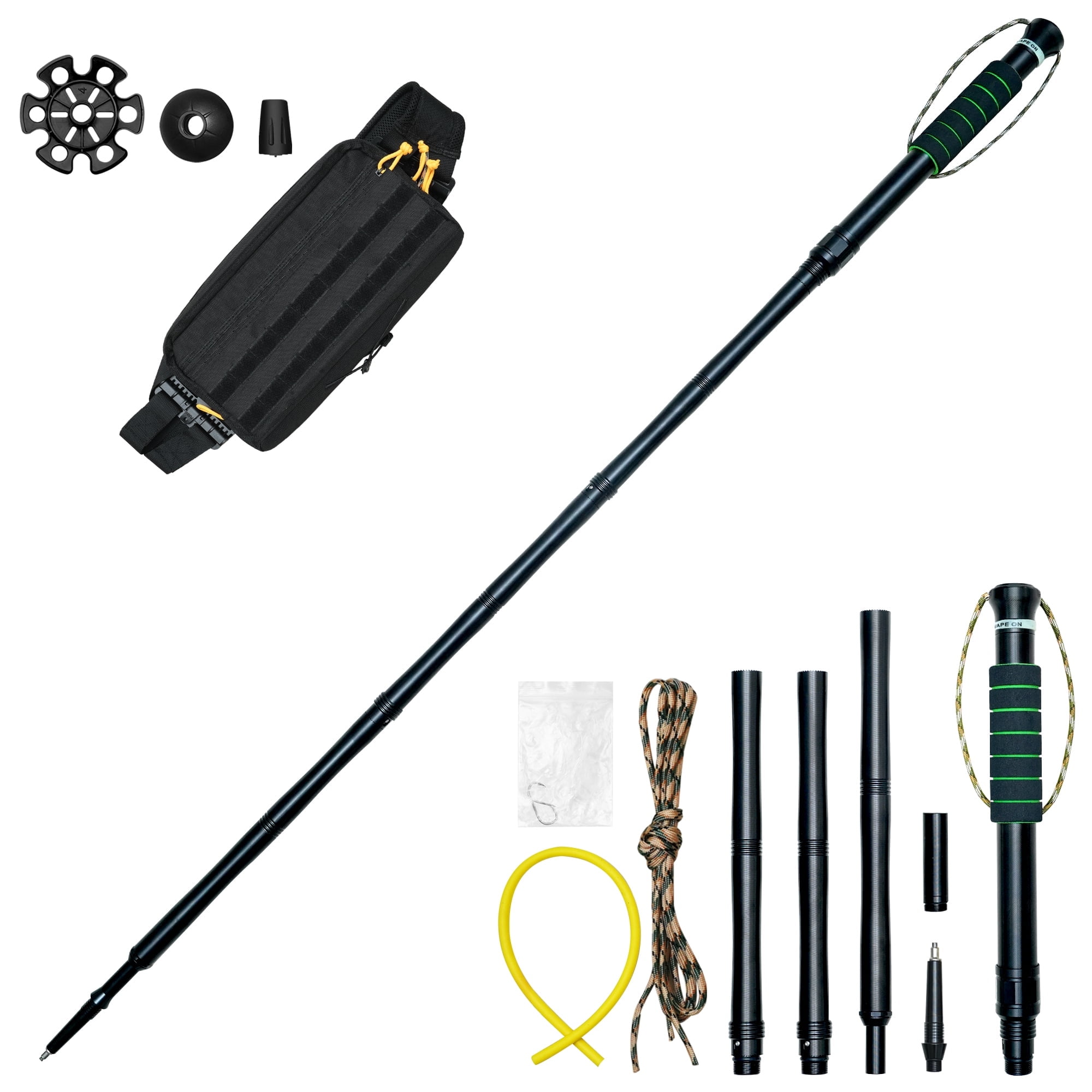 Winspxx Hiking Stick, Aluminum Walking Stick, Adjustable Trekking Pole ...