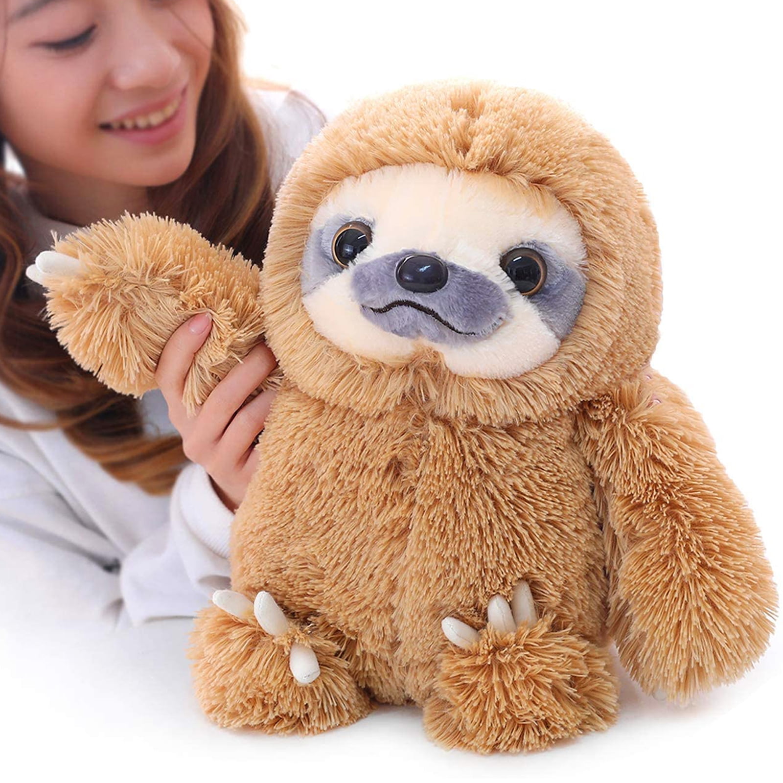 Winsterch Sloth Stuffed Animal Plush Sloth Bear Toys Kids Gift Baby ...