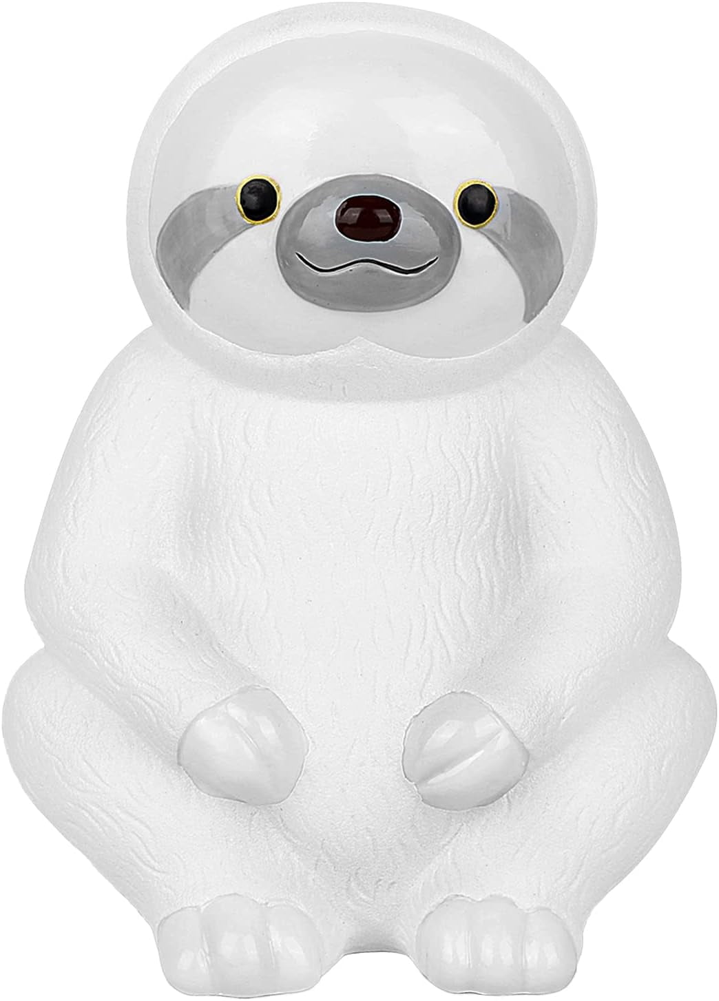 Winsterch Sloth Ceramic Piggy Bank, White, Money Saving Box, Kids Gift ...