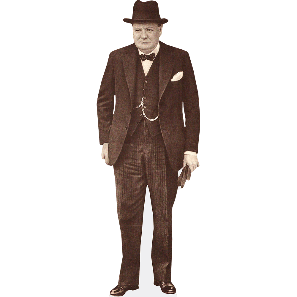 Winston Churchill (Bow Tie) Mini Size Cutout. Standee. - Walmart.com