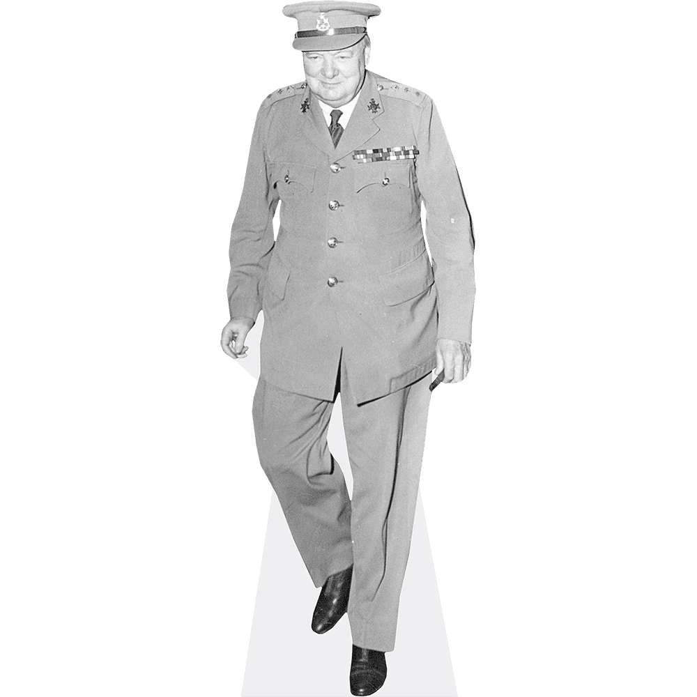 Winston Churchill (Uniform) Mini Size Cutout. Standee. - Walmart.com