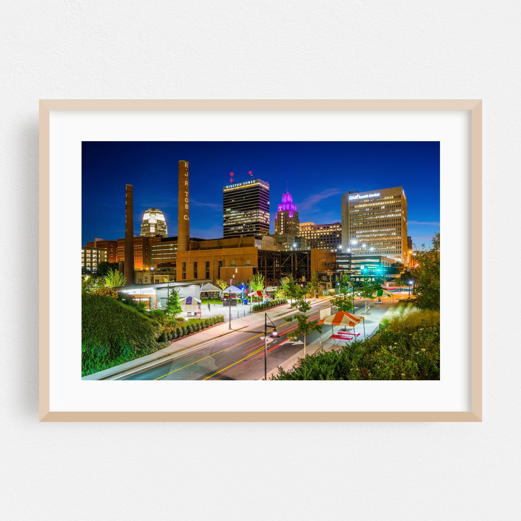 The Winston Salem Skyline - Winston-Salem North Carolina Photography ...